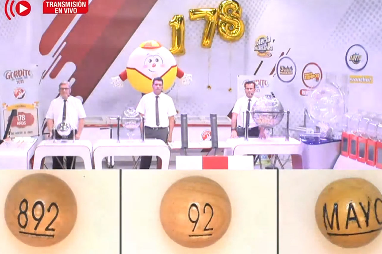 Número 92 con la serie 892 es el premio mayor del Gordito de medio año