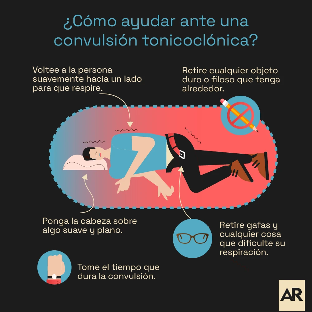 Guía para ayudar a una persona con epilepsia durante una convulsión