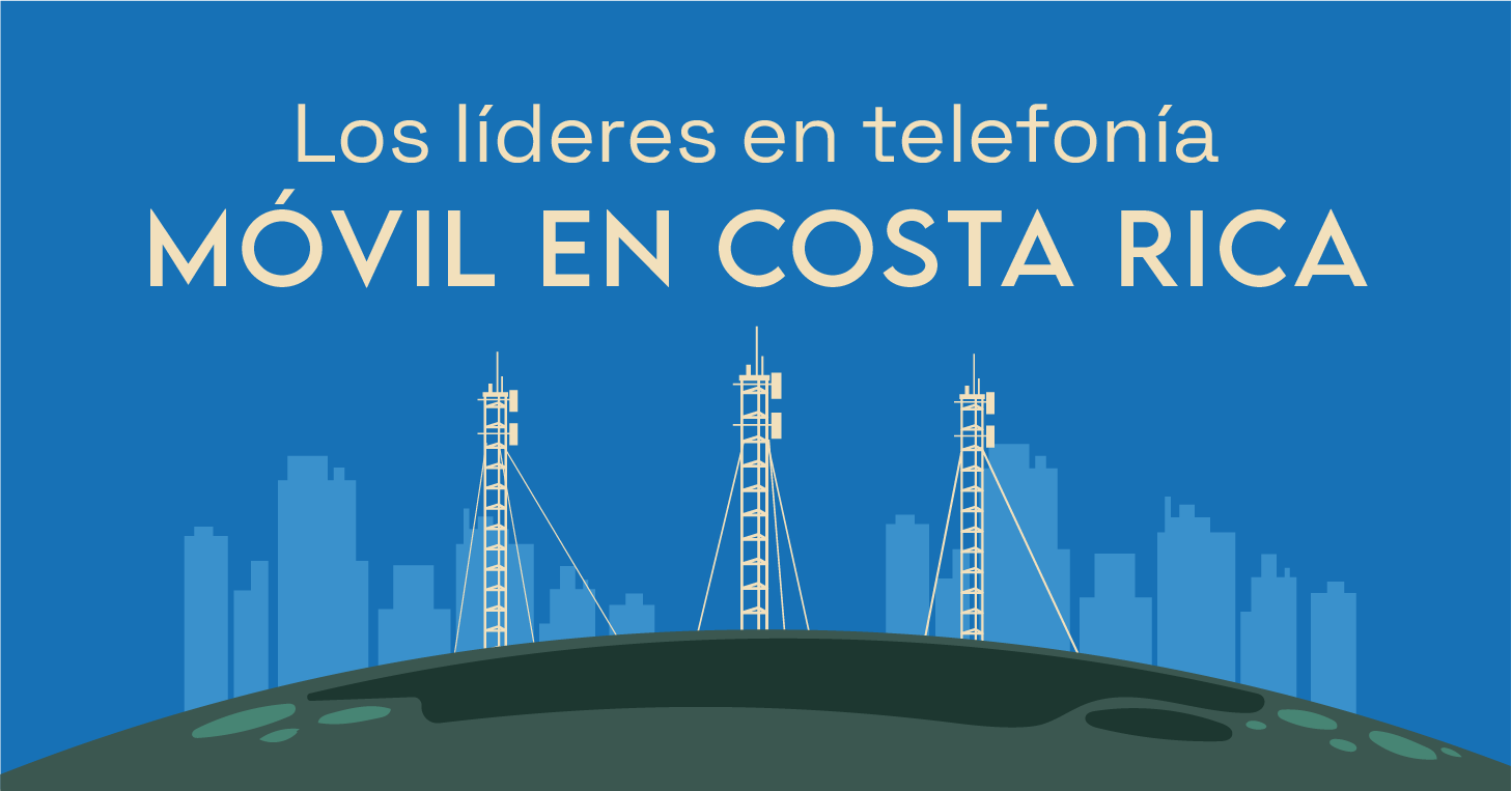 ¿Qué empresa lidera la telefonía móvil en Costa Rica?