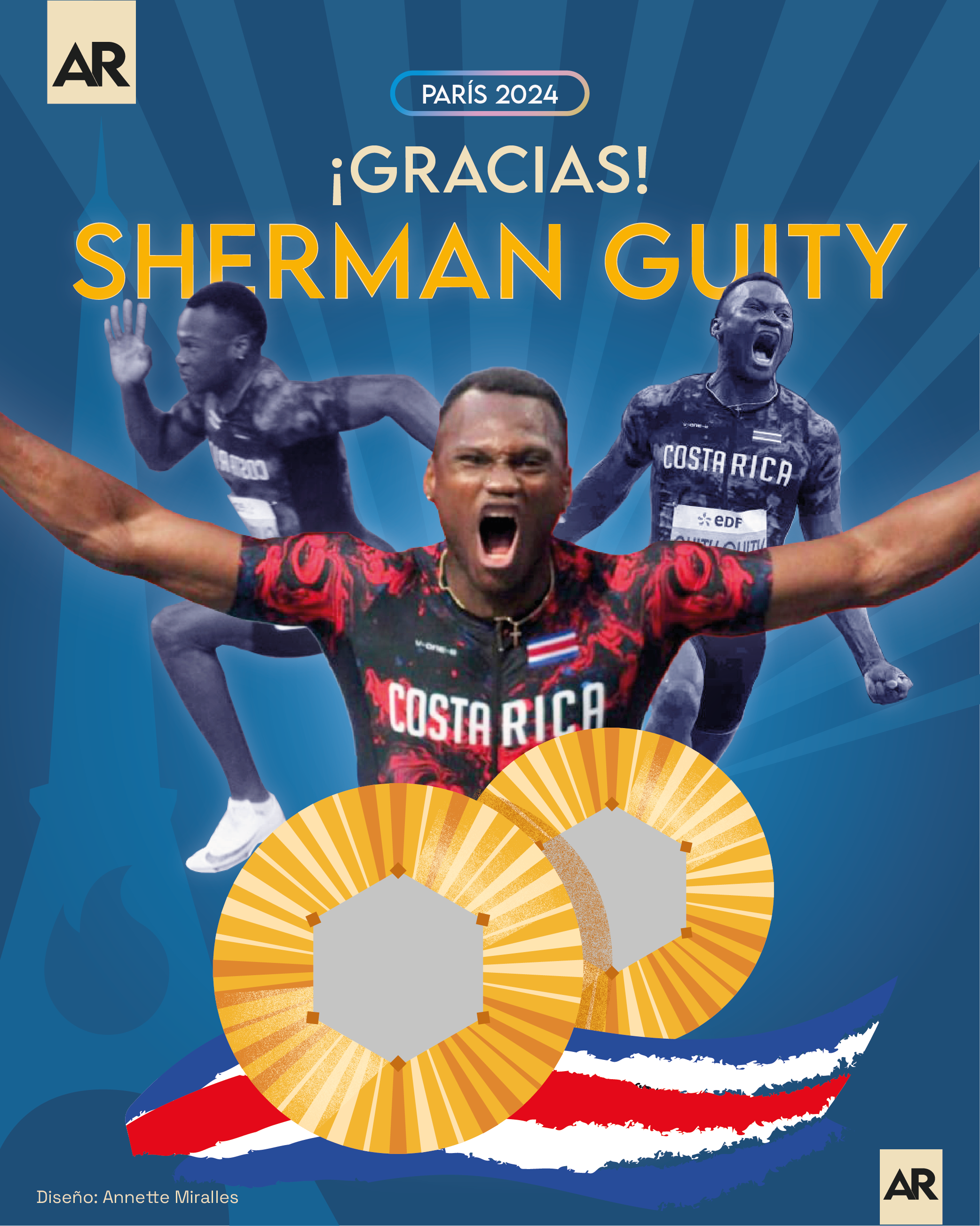 La hazaña dorada de Sherman Guity en París 2024