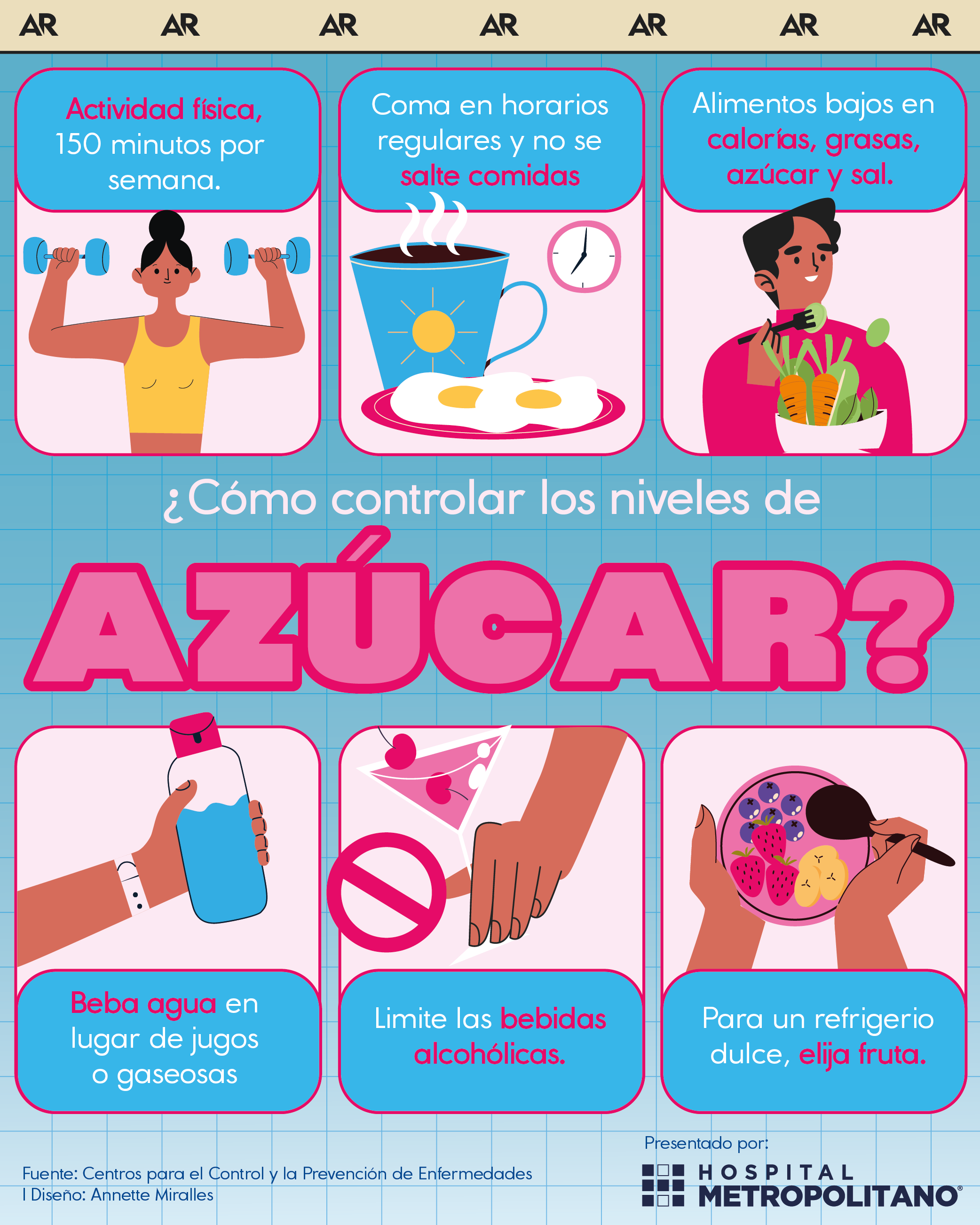 ¿Cómo controlar los niveles de azúcar?