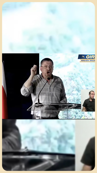 “No les puedo decir por quién votar, pero ¿ustedes lo saben?”, dice Chaves en gira por zona sur