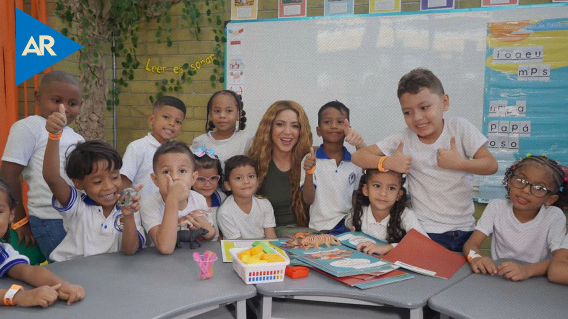 Shakira inaugura en Barranquilla nuevo colegio de su fundación