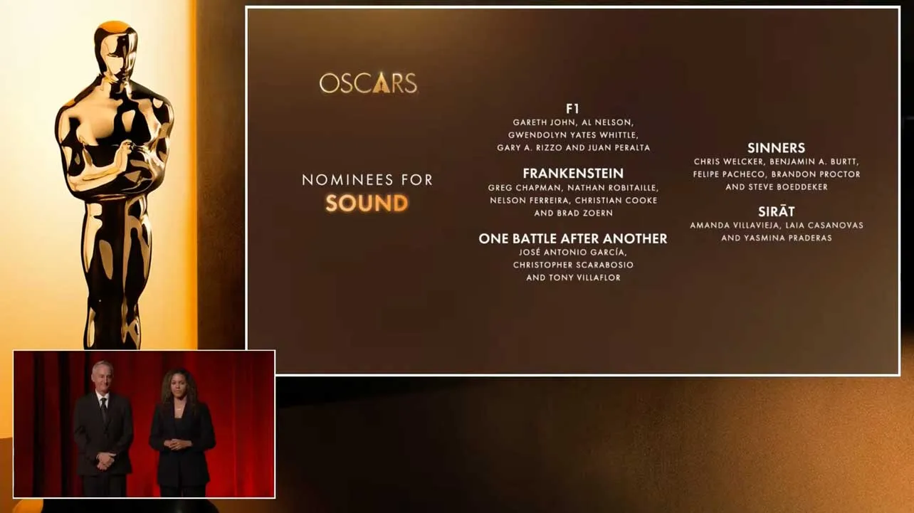 Tico Felipe Pacheco nominado a un Óscar en la categoría de Sonido por ...