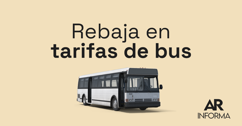 Aprueban rebaja de hasta ₡135 en todas las tarifas de bus