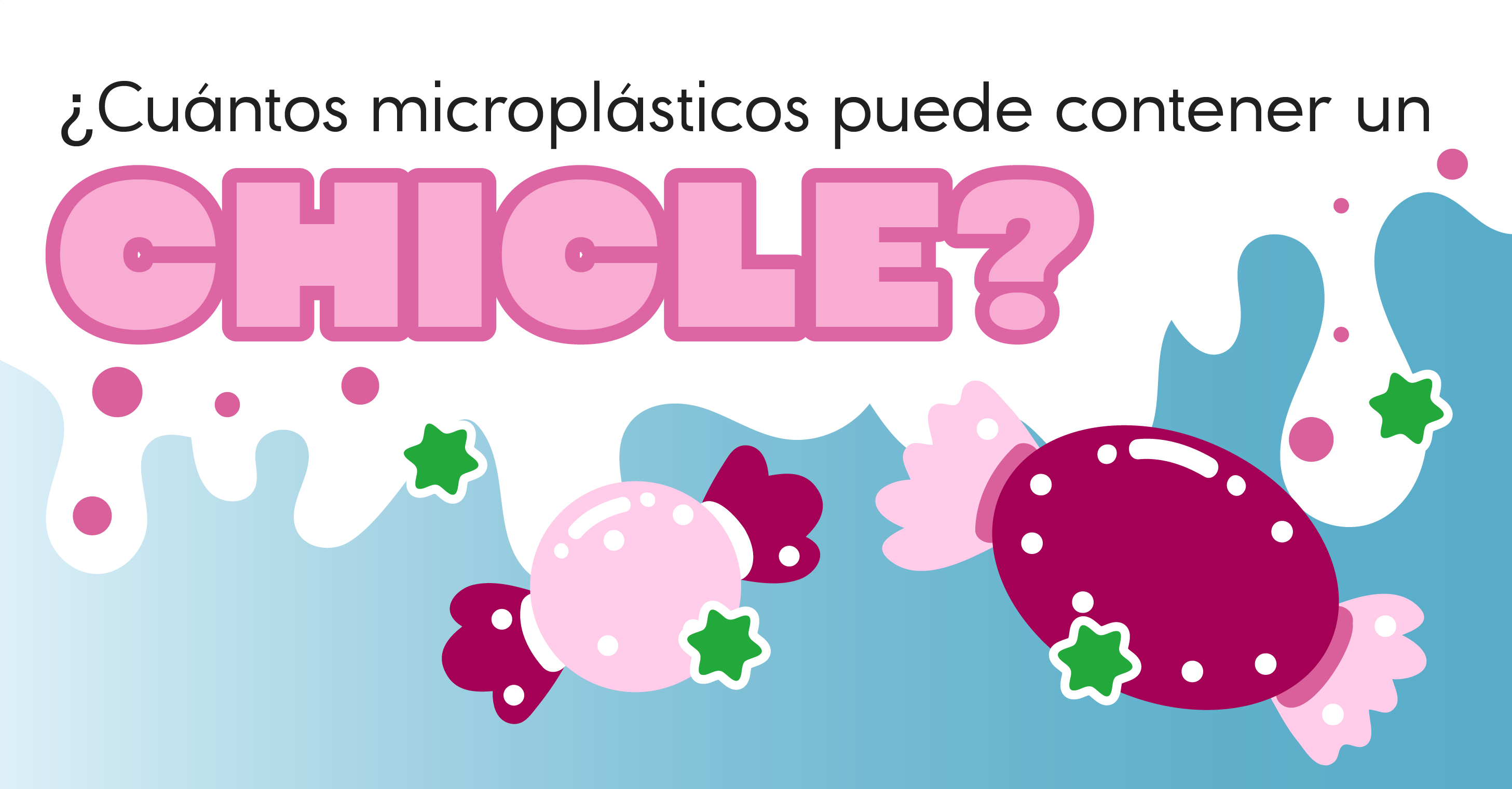 ¿Cuántos microplásticos puede contener un chicle?