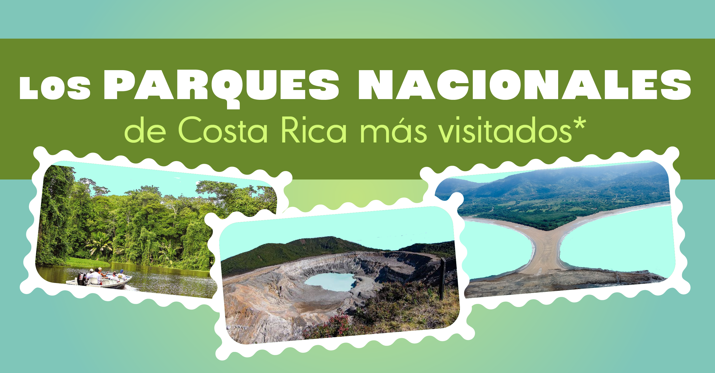 Los Parques Nacionales de Costa Rica más visitados